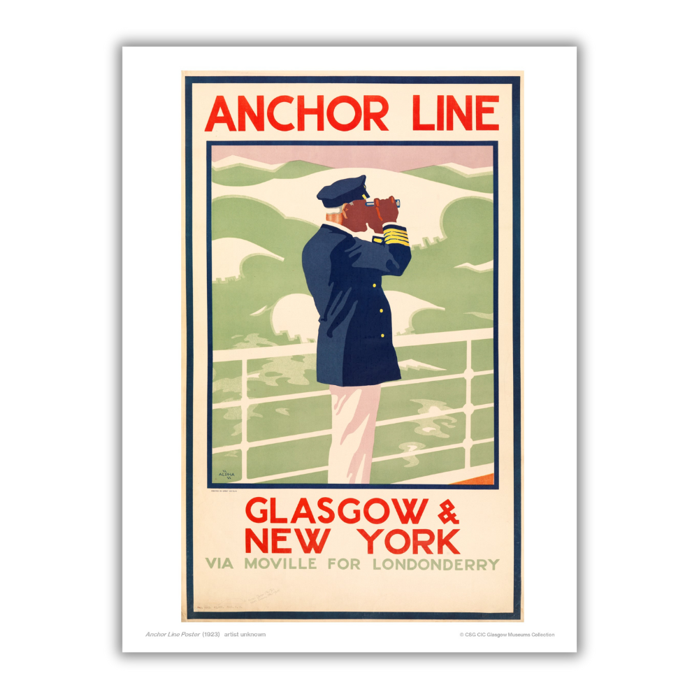 Anchor Line: Captain Print | Glasgow Life Shop