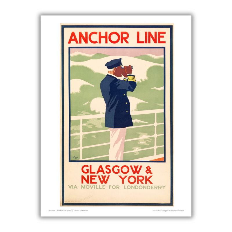 Anchor Line: Captain Print | Glasgow Life Shop