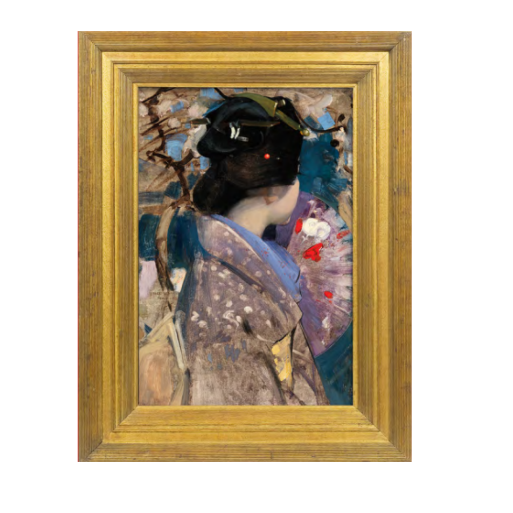 Japanese Lady Wooden Magnet – Kelvingrove | Glasgow Life Shop