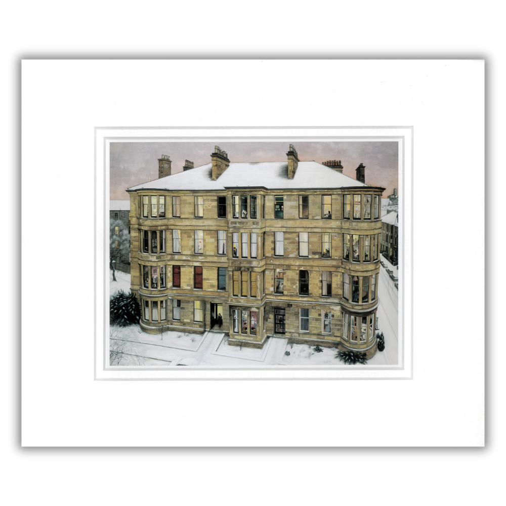 Avril Paton: Windows in the West Large Mounted Print | Glasgow Life Shop